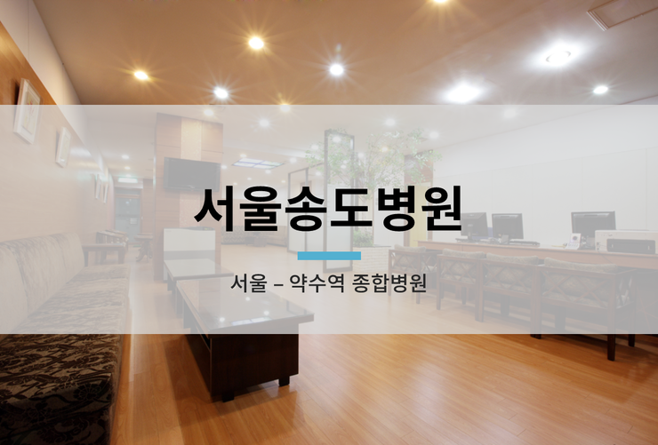 서울 약수역 신당동 서울송도병원 이사장 이종균 종합병원 네이버 블로그